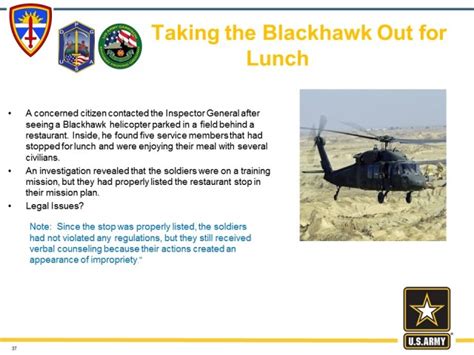 2015 Ethics Training Article The United States Army