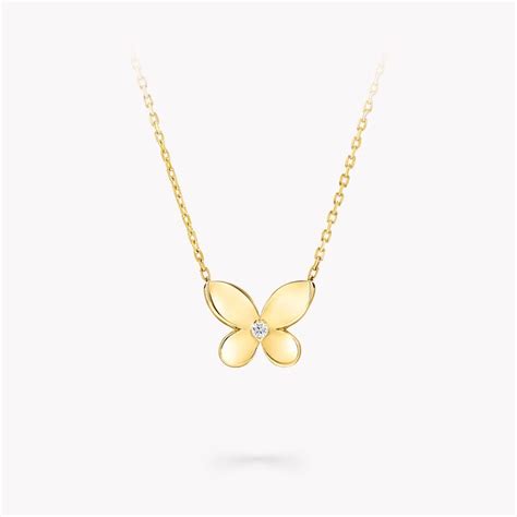 Mini Butterfly Pendant Yellow Gold Graff