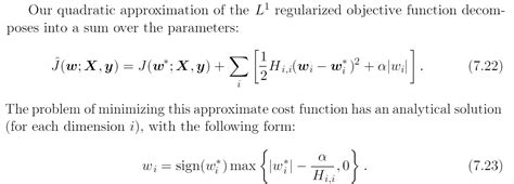 optimization quadratic approximation of l1 regularized cost function