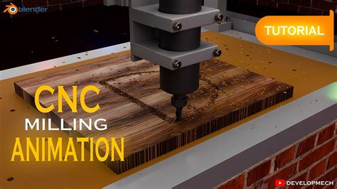 Cnc Milling Animation Process Blender 3d Animation Developmech