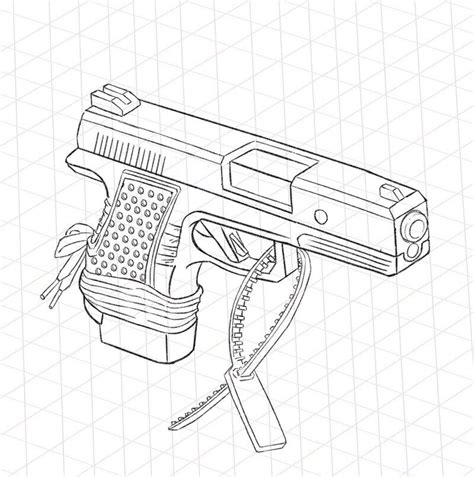 Artstation Offwhite X Gun Perspective Grid