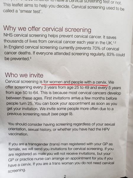 People With A Cervix Vs Men Mumsnet