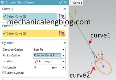 Siemens Nx Circular Blend Curve Command Mechanicaleng Blog