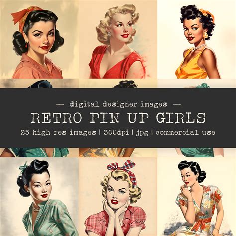 Retro Pin Up Girl Hair