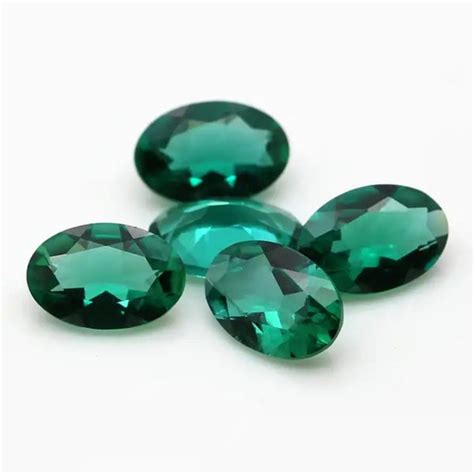 Lab Created Emerald Jewelry Etsy