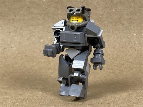Lego Moc Lego Fallout T 60 Power Armor V2 By Brickmanproductions