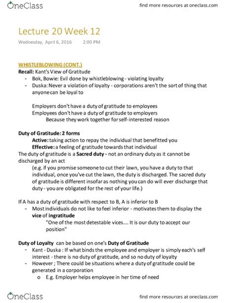 Phil 329 Lecture Notes Winter 2016 Lecture 20 Whistleblower