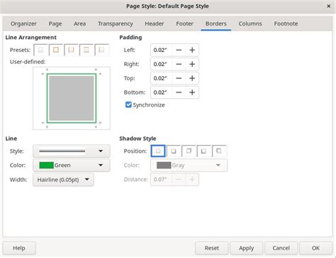How To Add Borders In Libreoffice And Openoffice Writer