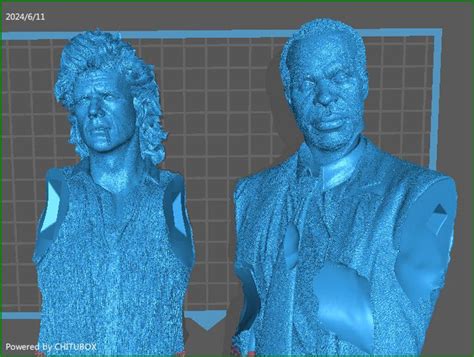 Lethal Weapon Riggs and Murtaugh Statue - STL File 3D Print