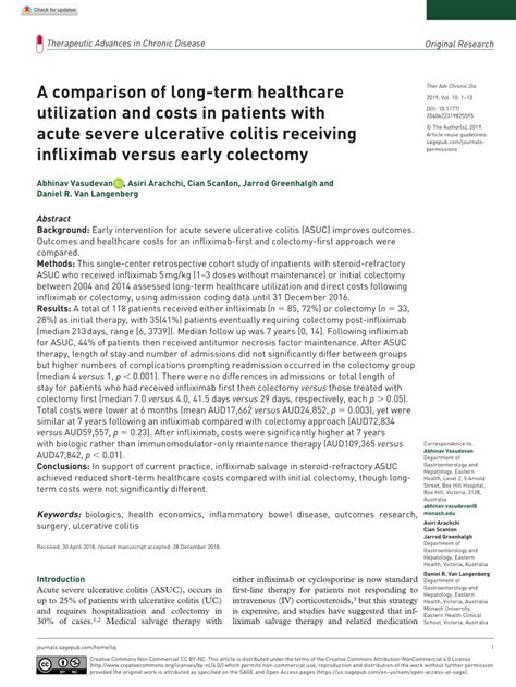 Pdf A Comparison Of Long Term Healthcare Utilization And Costs In