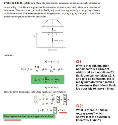 Why Is This Differential Equation Non Linear • Physics Forums
