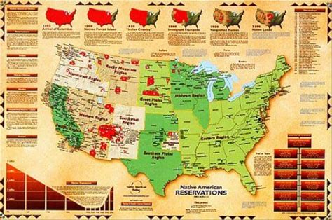 Native American Reservation Map