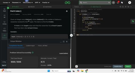 160daysofcode Gfg160 Geekstreak2025 Dsa Python Problemsolving Sai Shashank Chinnaparapu