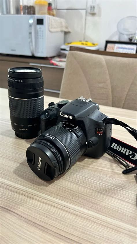 Canon T5 Lente 75 300mm Câmeras E Filmadoras Imbituba 1468146220