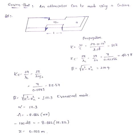 an attenuator can be made using a section of waveguide operating below