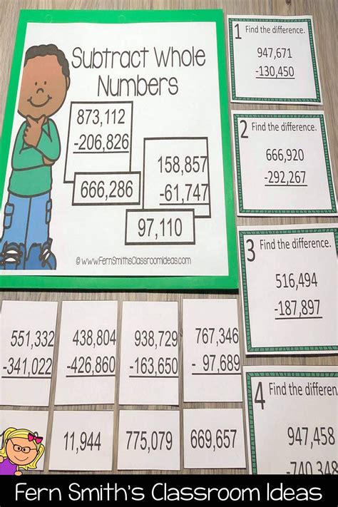 Are You Teaching How To Subtract Whole Numbers Fern Smiths