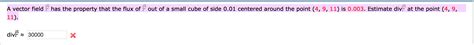This Problem Illustrates How To Find Divergence At A Chegg Com