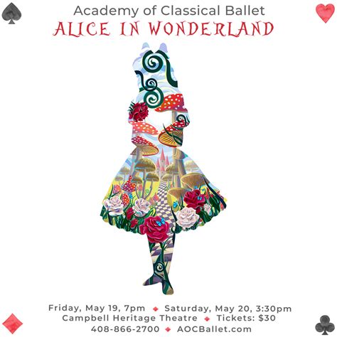 Academy Of Classical Ballet Alice In Wonderland Downtown Campbell