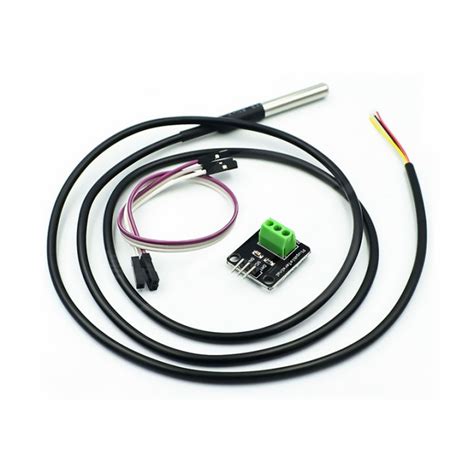 Ds18b20 Temperature Sensor Module Kit Waterproof 100cm Digital Sensor