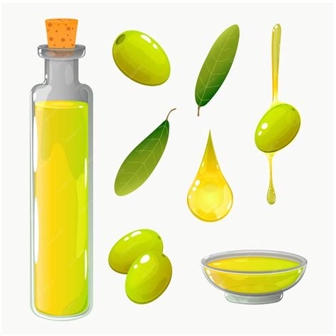 Cartoon Olive Oil