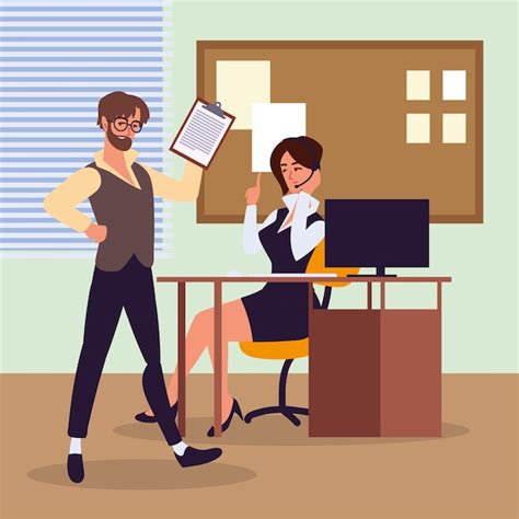 Premium Vector People Work Personal Assistant