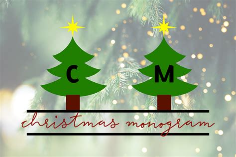 Christmas Monogram Font