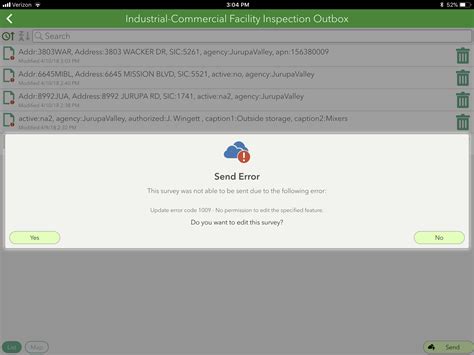 User Survey Stuck In Outbox Esri Community