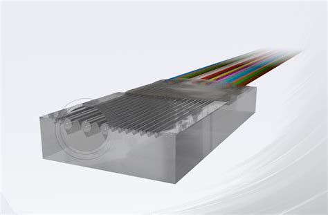 V Groove Fiber Arrays Sqs Fiber Optics And Laser Systems