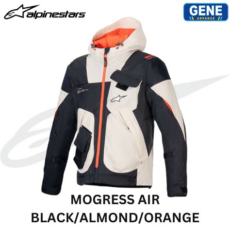 Alpinestars Mogress Air Blackalmondorange Motorcycle Riding Jacket