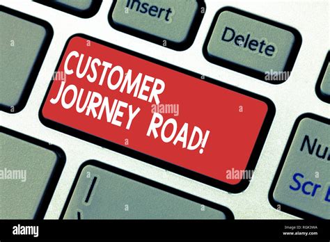 Word Writing Text Customer Journey Road Business Concept For Customer