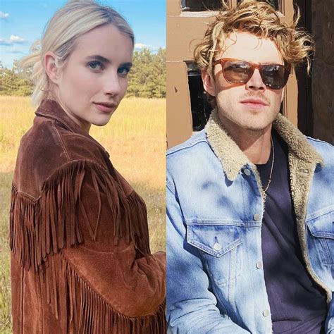 Emma Roberts And Boyfriend Cody John Share Kiss On Cozy Holidate