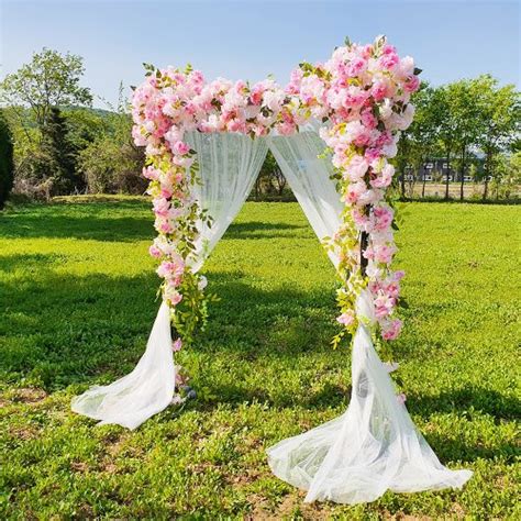 웨딩 아치 인테리어소품 인조조화꽃 플라워월 셀프포토존 포토월 촬영무대배경 스튜디오 꽃벽장식 Artmall