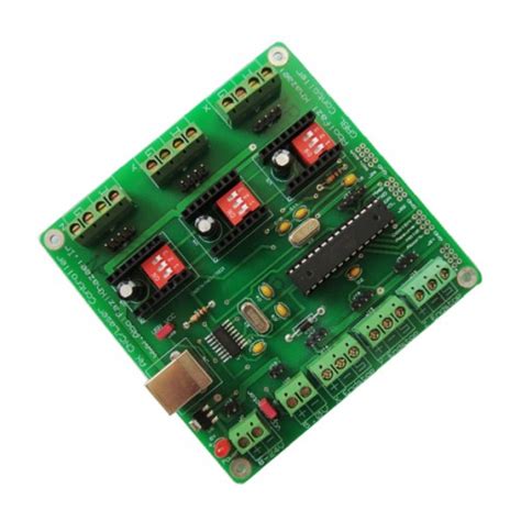 برد کنترلر دستگاه Cnc و برش لیزر 3 محور با پورت Usb و قابلیت پشتیبانی از نرم افزار Grbl