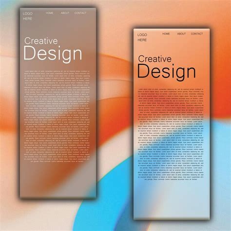 Premium Psd A Glass Morphism Design For Mobile Application