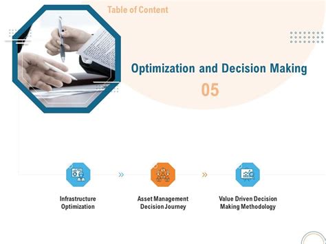 Utilizing Infrastructure Management Using Latest Methods Optimization And Decision Making