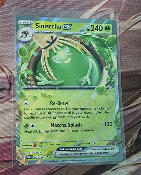 Sinistcha Ex Pokemon Twilight Masquerade Hobbies And Toys Toys