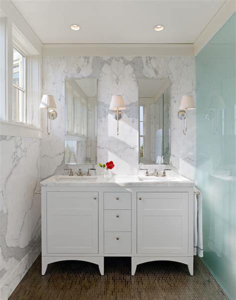 Copper Penny Tiles Eclectic Bathroom Geremia Design