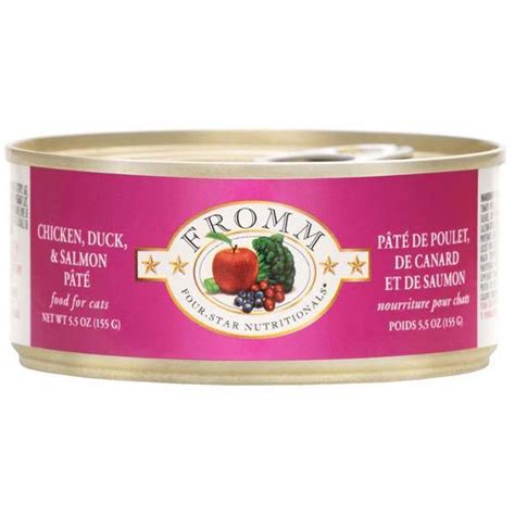 Fromm Four Star Nutrutionals Chicken Duck And Salmon Pate Wet Cat Food
