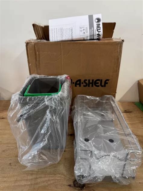 REV A SHELF 5SBWC 815S 1 SINK Classics Pull Out Trash Recycle Bin Combo Chrome 88 21 PicClick UK