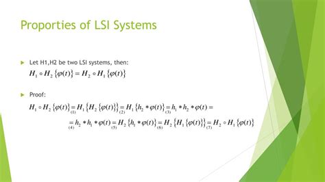 PPT Signals Through Linear Shift Invariant Systems PowerPoint Presentation ID