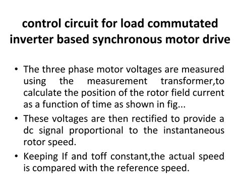 Synchronous Motor Drive Ppt Radio Control Hobbies And Interests