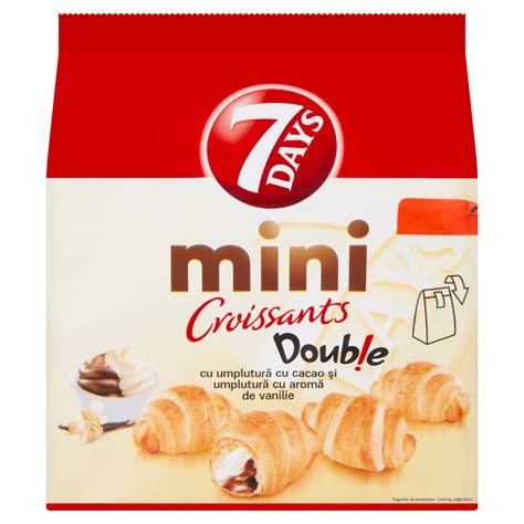 7 Days Mini Double Croissant Cocoa And Vanilla 185g British Chemist
