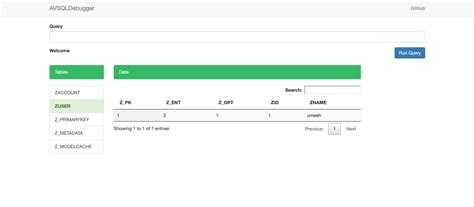 a simple core data debugger that will look inside your apps db