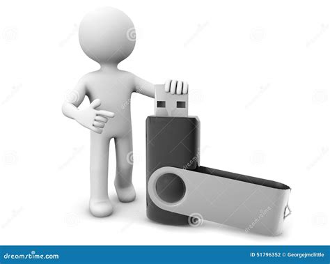 Usb Render Stock Illustration Illustration Of Drive
