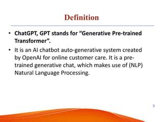 Introduction For Chatgpt Primer To Dummies Pptx
