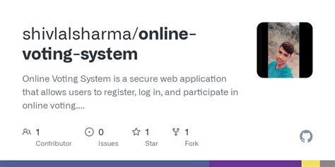 GitHub Shivlalsharma Online Voting System Online Voting System Is A Secure Web Application