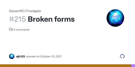 Broken Forms Issue GeyserMC Floodgate GitHub