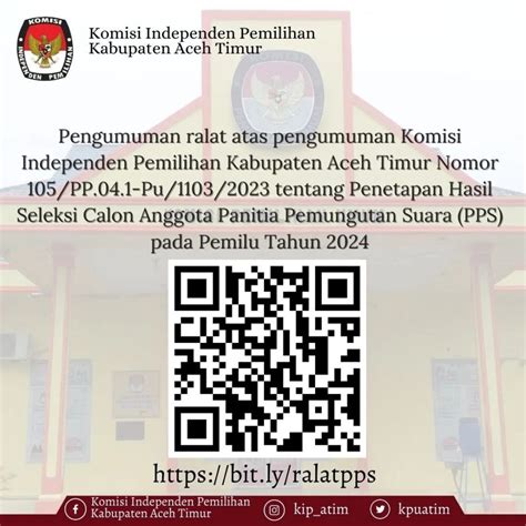 Ralat Pengumuman Anggota Pps Begini Kata Ketua Kip Aceh Timur