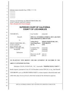 Superior Court Of California County Of Superior Court Of California