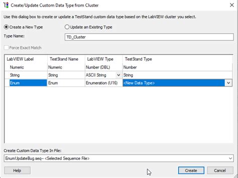 Solved Unable To Update The Existing Type Definition For A Cluster Containing An Enum Type